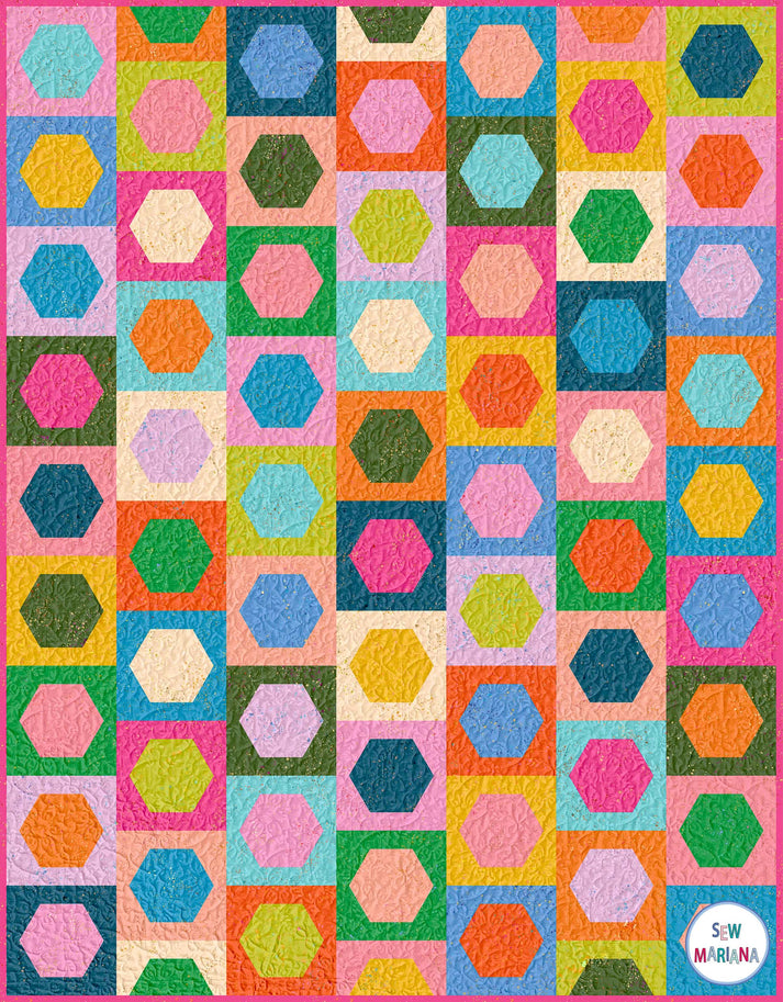 Hexie Square Quilt Pattern - PDF – Sew Mariana